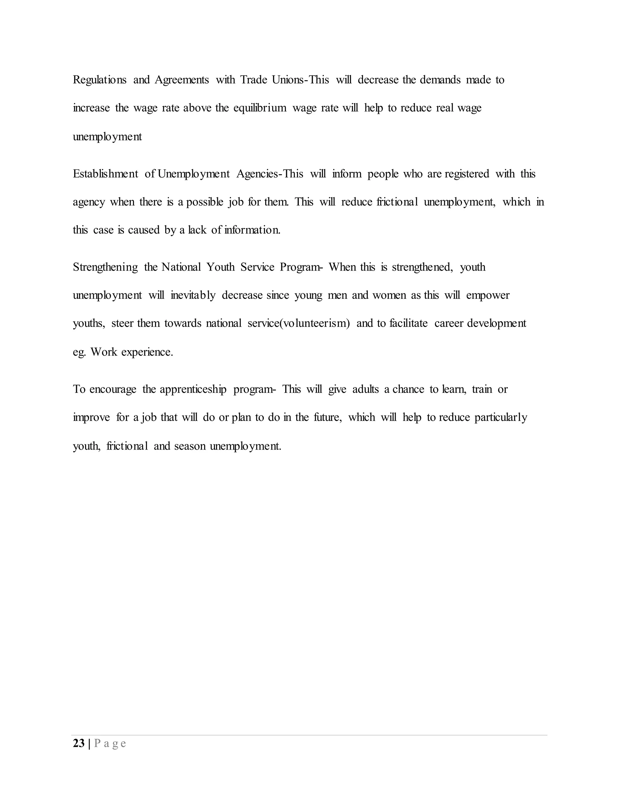 Economics CSEC SBA Sample | DOCX