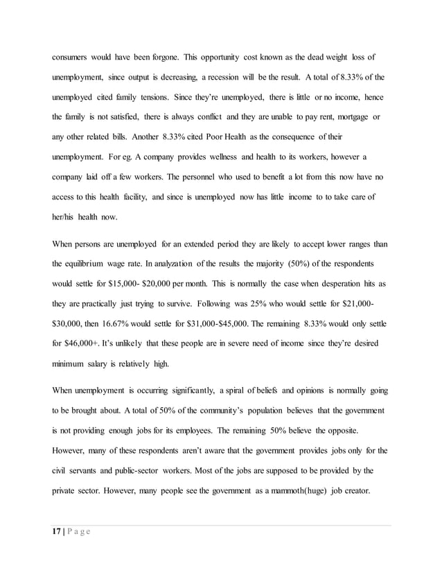 Economics CSEC SBA Sample | DOCX