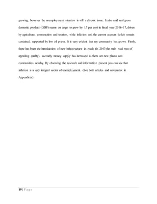Economics CSEC SBA Sample | DOCX