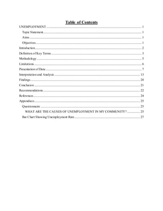 Economics CSEC SBA Sample | DOCX