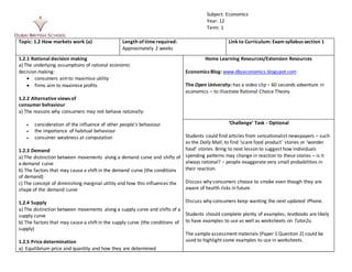 Economics section 1.2 how markets work a | PPT