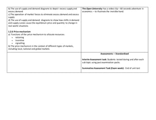 Economics section 1.2 how markets work b | DOCX