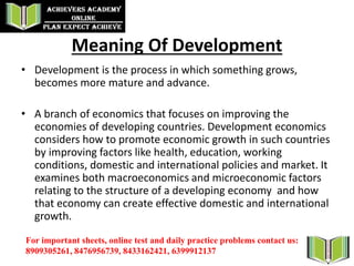 Chapter -1 Development | PPT