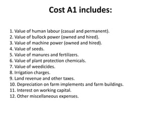 Economics T Class 9 Cost of Production and Cost of Cultivation.pptx