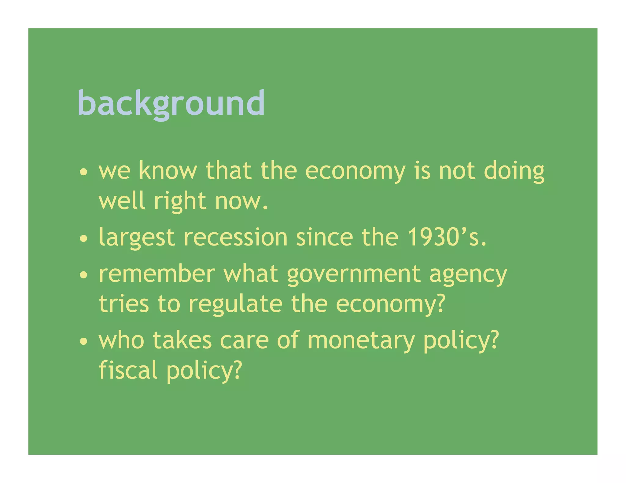 Economic Stimulus Package | PDF