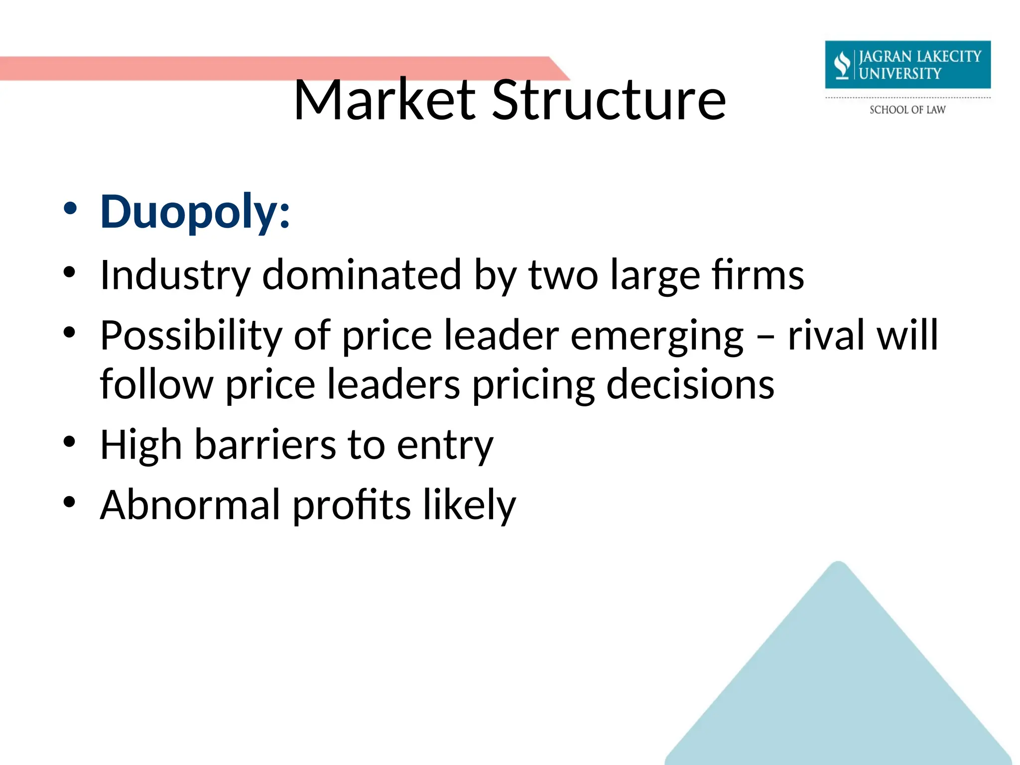 Market structures in economics and uses. | PPT