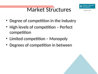 Market structures in economics and uses. | PPT