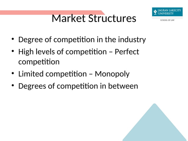 Market structures in economics and uses. | PPT | Large Business | Business