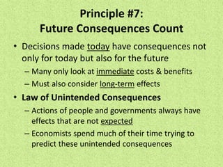 Future Consequences Count