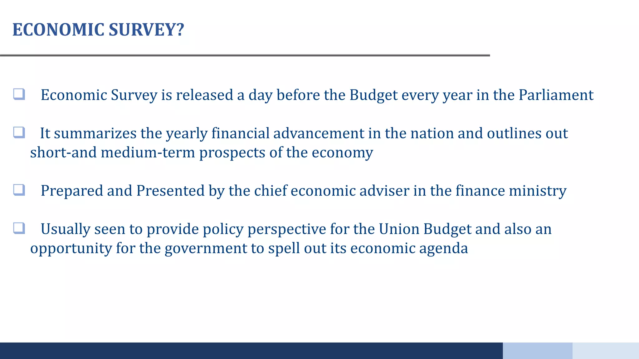 Economic survey 17 18 ... | PPT