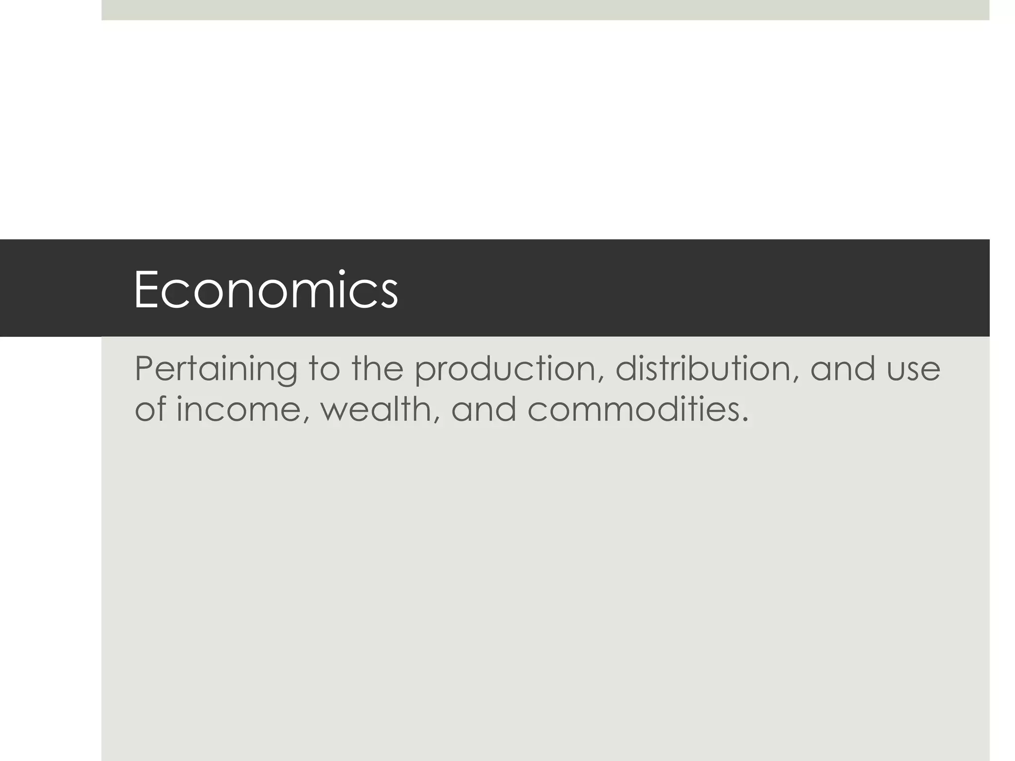 Economics vocabulary | PPT