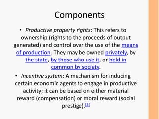 Economic system | PPTX