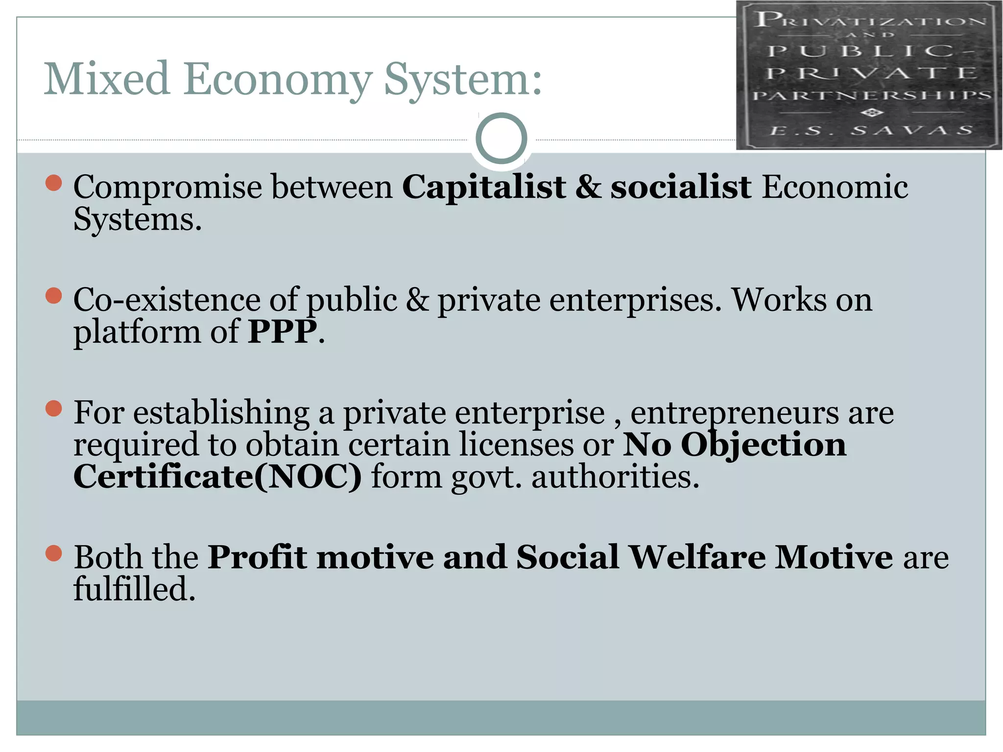 PRESENTATION ON Economic system | PPT