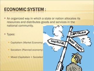 Economic Systems Definition