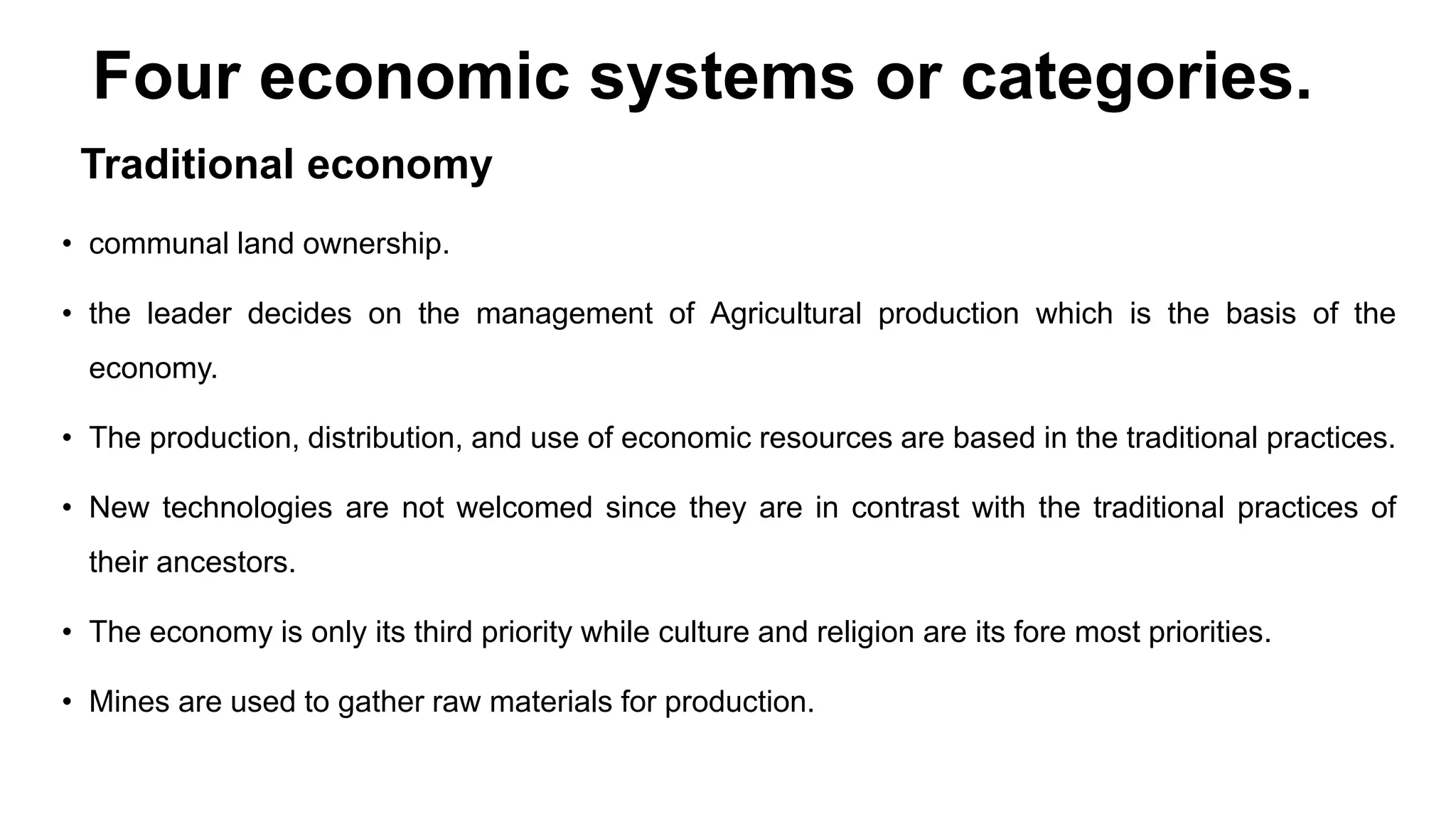 Economic system | PPTX