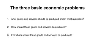 Economic system | PPTX