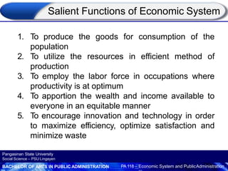 Economicsystem | PPTX