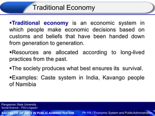 Economicsystem | PPTX