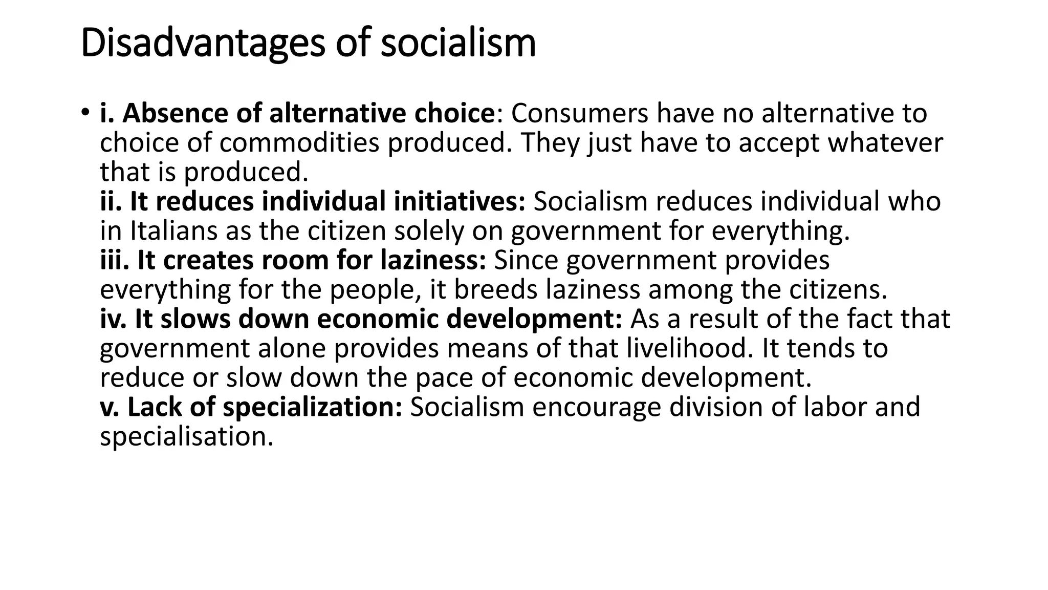 Economic system 2 types, advantages, and disadvantages | PPTX