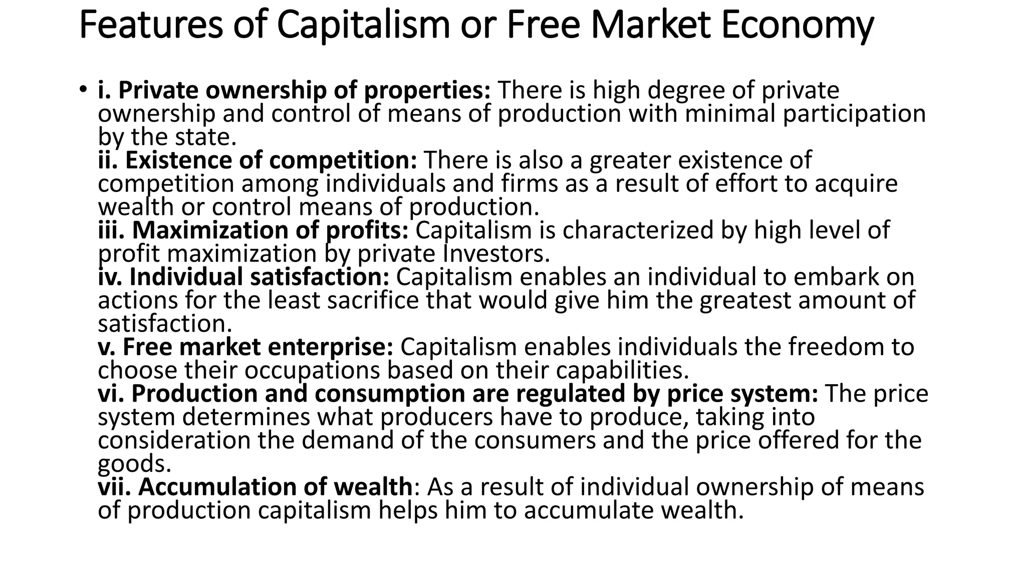 Economic system 2 types, advantages, and disadvantages | PPTX