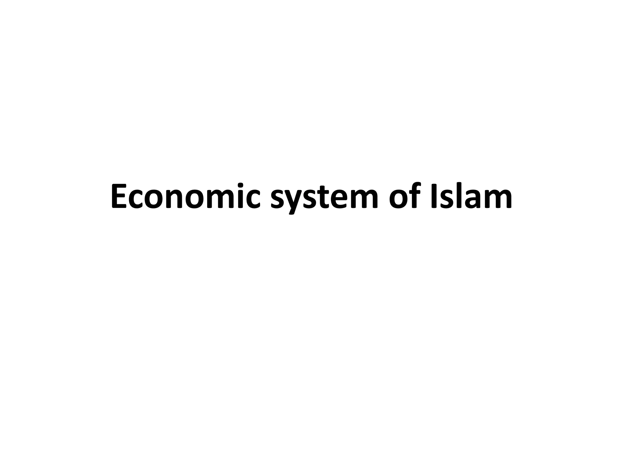 Economic system of Islam.pptx