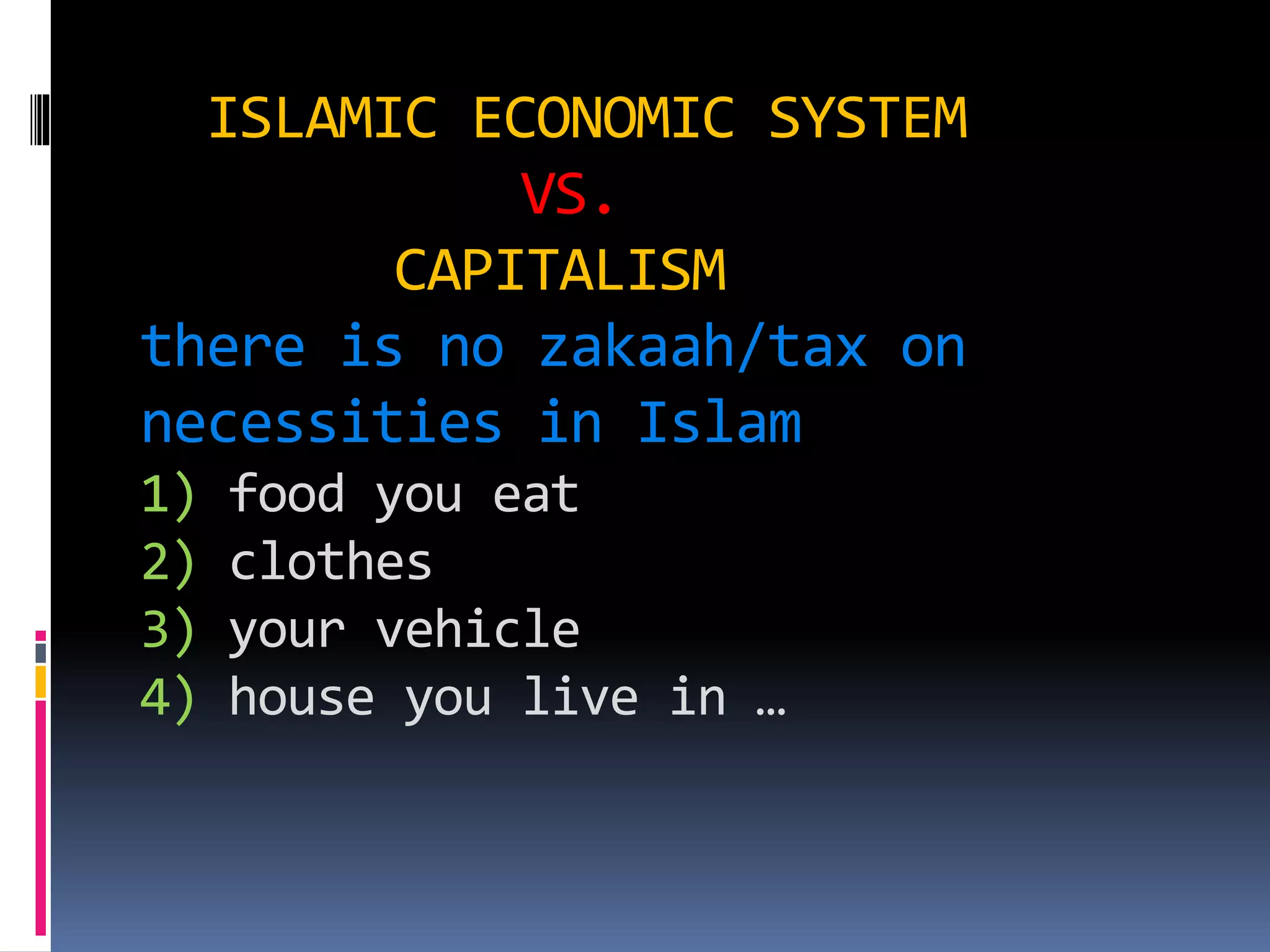 Economic system of islam | PPTX