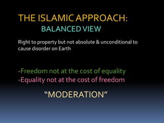 Economic system of islam | PPTX