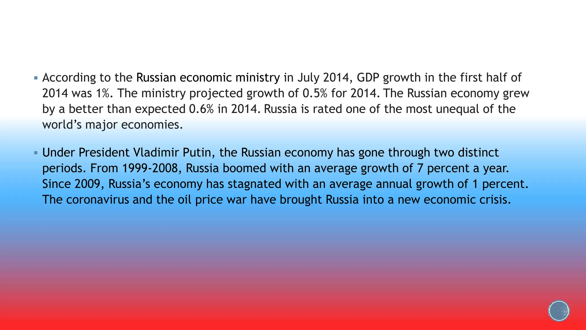 Economy of Russia | PPTX