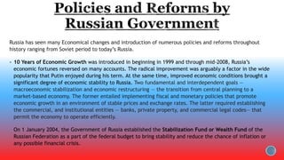 Economy of Russia | PPTX