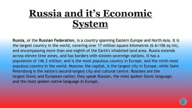 Economy of Russia | PPTX