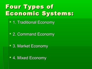 Economic systems | PPT