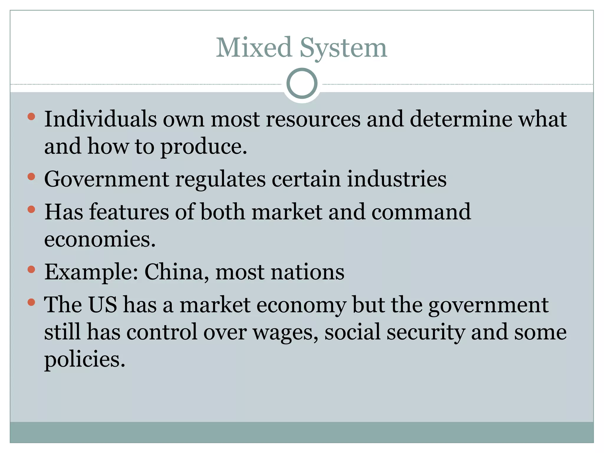 Economic systems | PPT