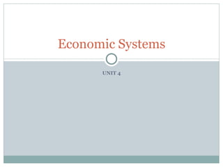 Economic systems | PPT