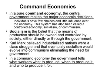 Economic systems | PPT