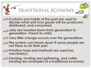 Economic systems | PPTX
