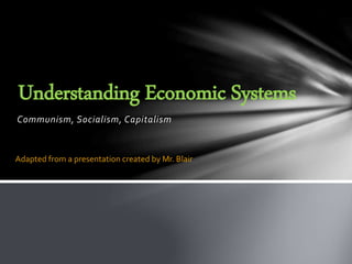 Economic systems | PPT