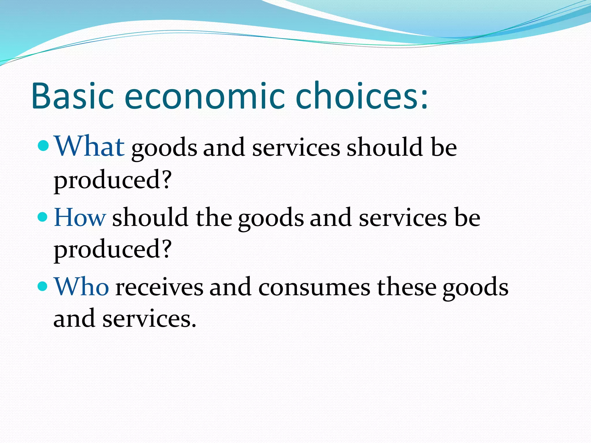 Economic systems | PPTX