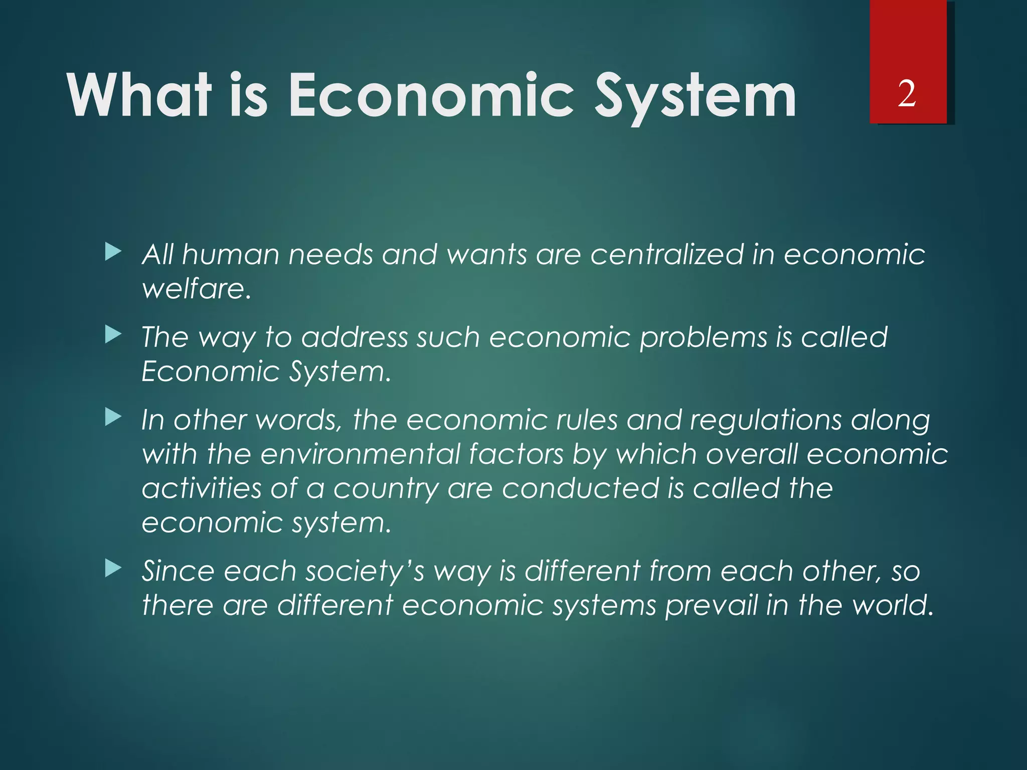 Economic Systems | PPT