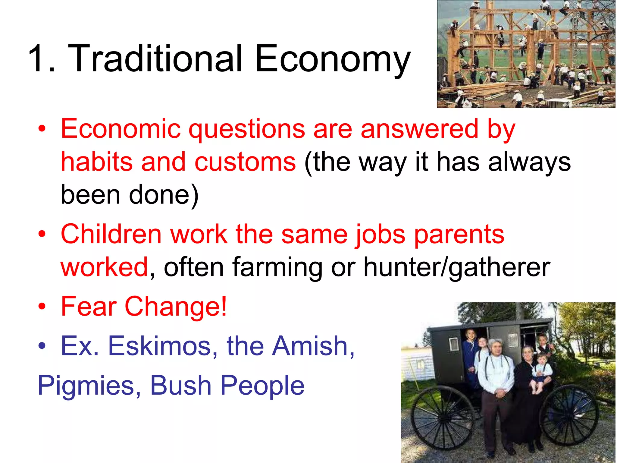 Economic systems | PPT