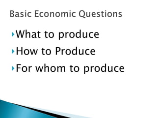 Economic systems advantages_and_disadvantages | PPT