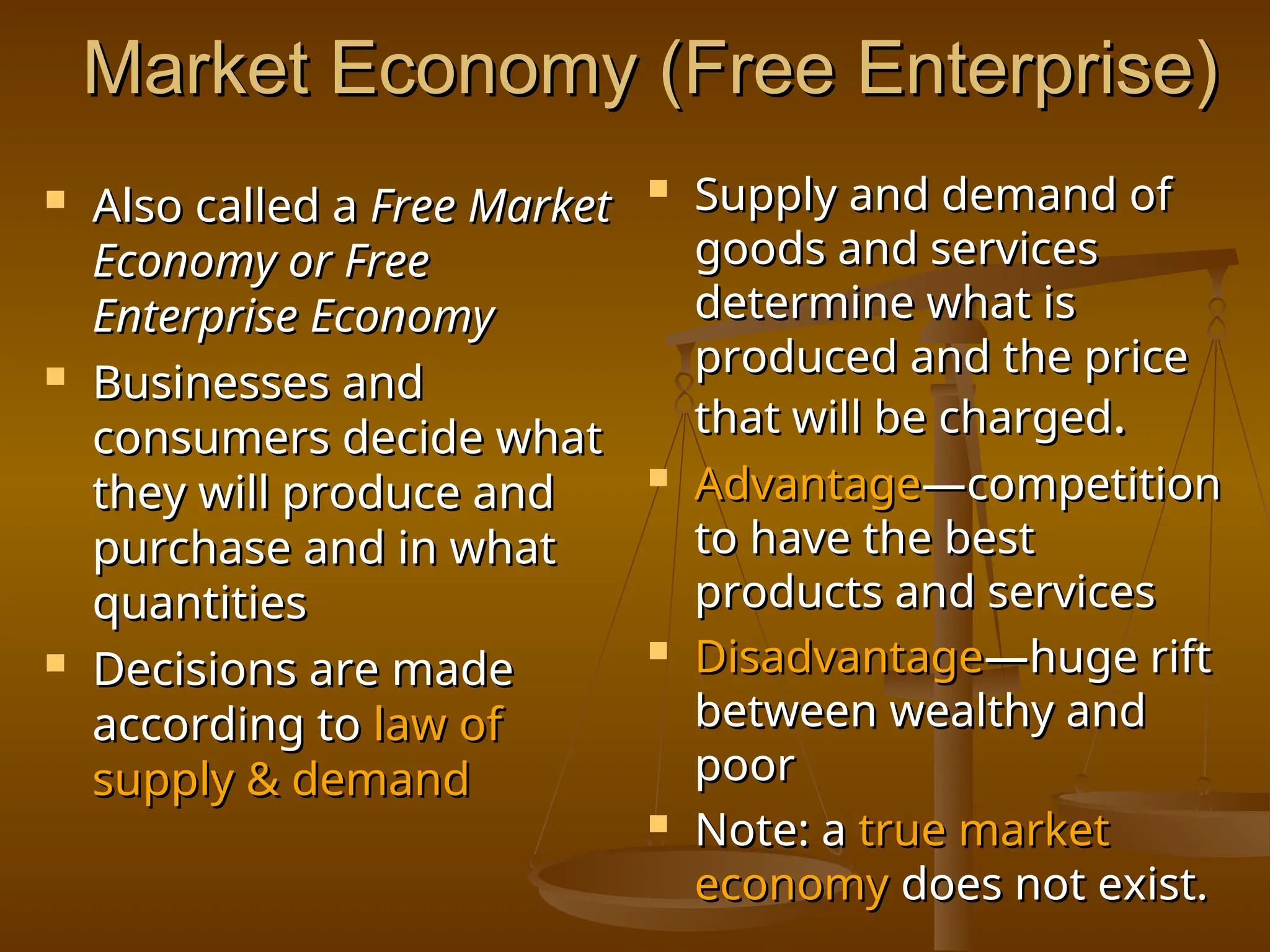 Economic Systems Comparison Basics .ppt
