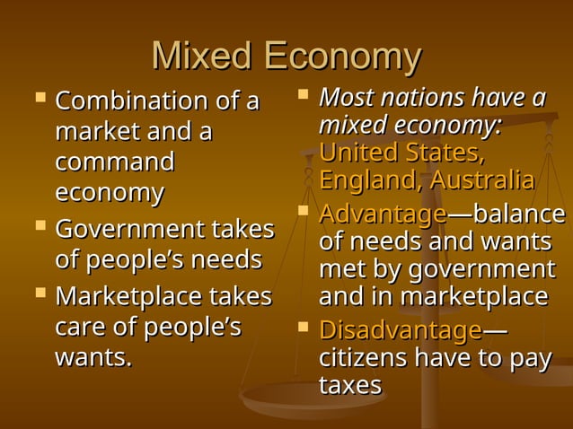 Economic Systems Comparison Basics .ppt