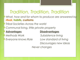 Economic systems of the world | PPT