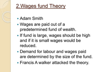 Economic theories of wages | PPTX