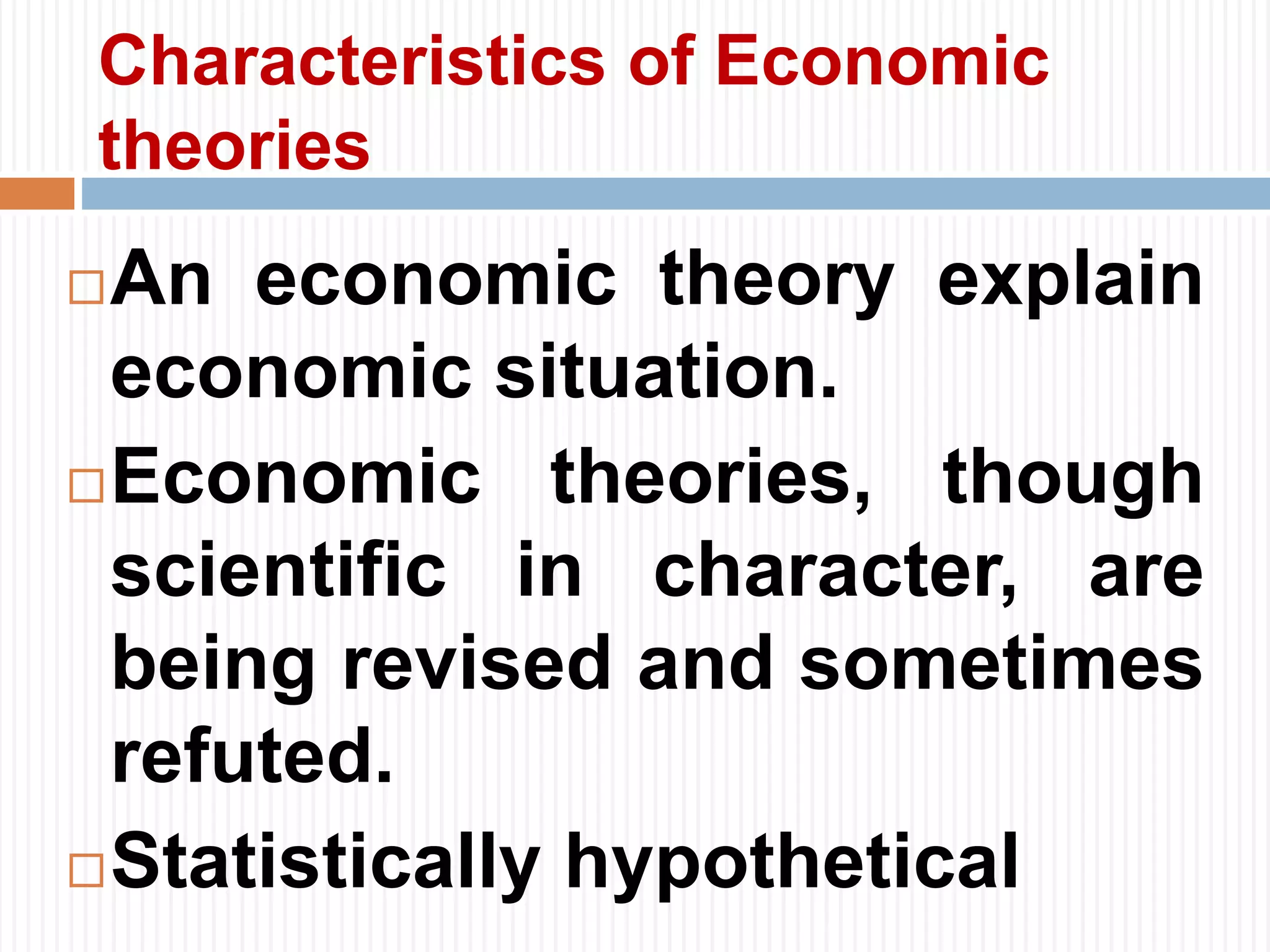 Economic theory | PPTX