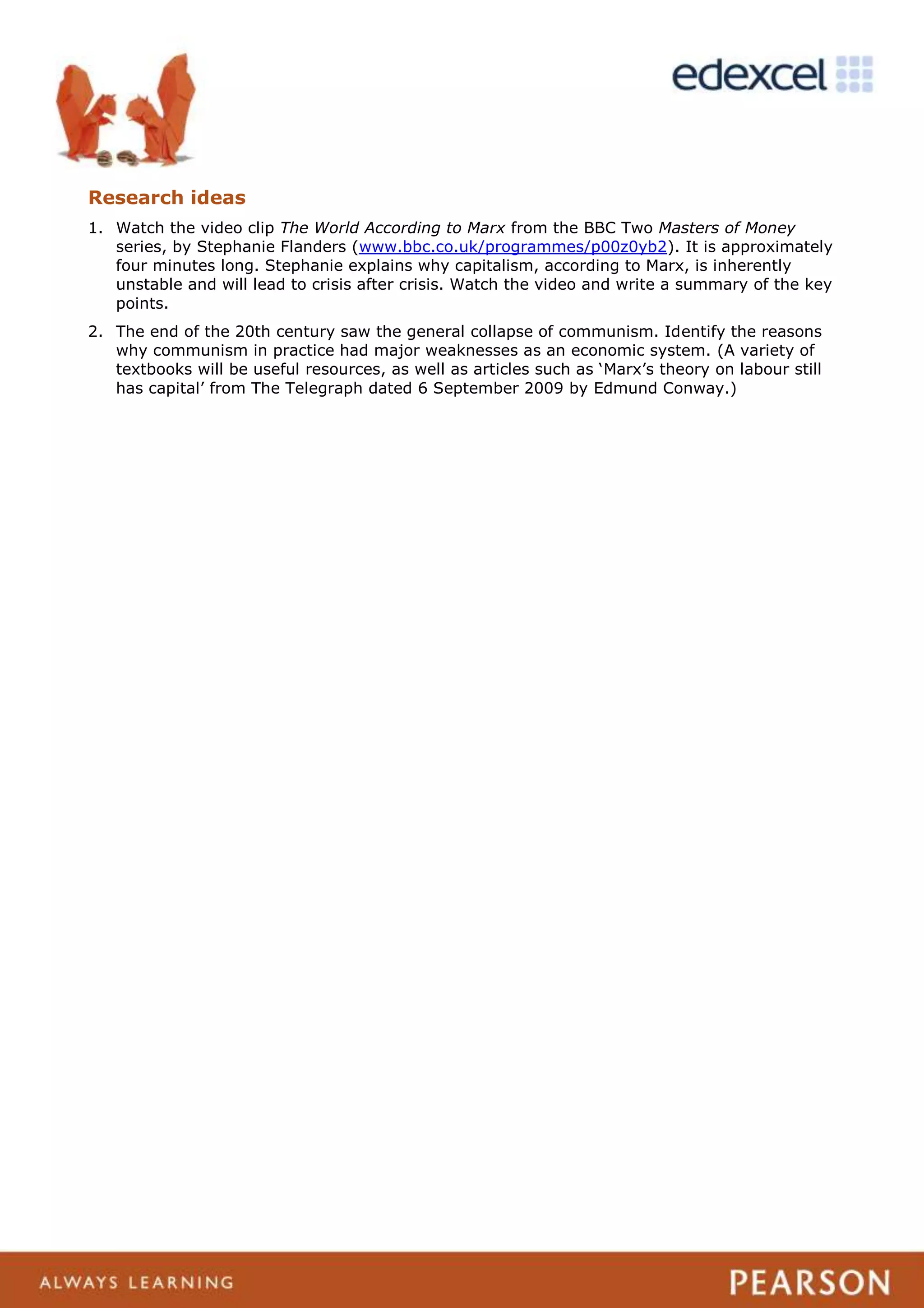 Famous Economic thinkers | PDF