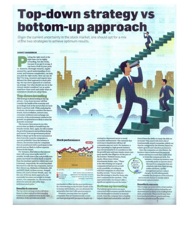 Economic times delhi - 6 feb12 - top down strategy vs bottom up ...