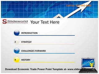 Economic trade powerpoint template | PPTX