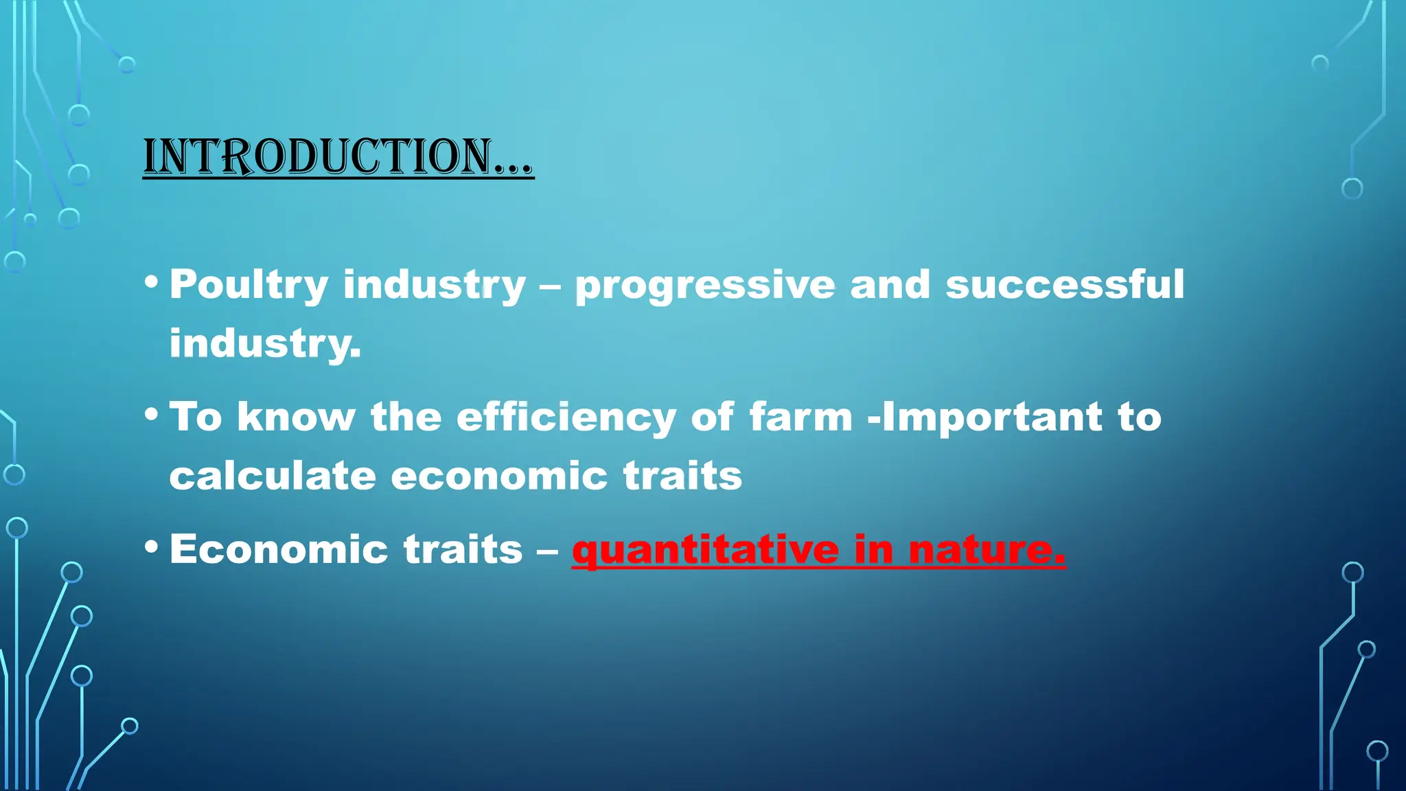 Poultry economic traits of broiler chicken.pptx