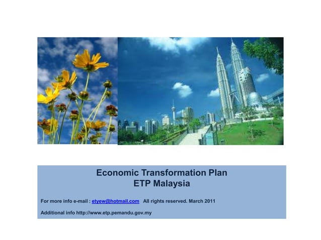 Economic Transformation Programme Malaysia | PPTX